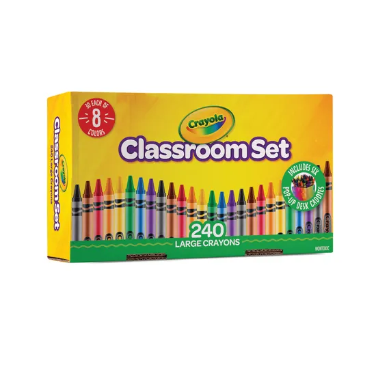 Crayola Crayons Classroom Set – Box of 240 - MTA Catalogue