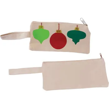 Creatistics Calico Pencil Case with Handle- Pack of 10