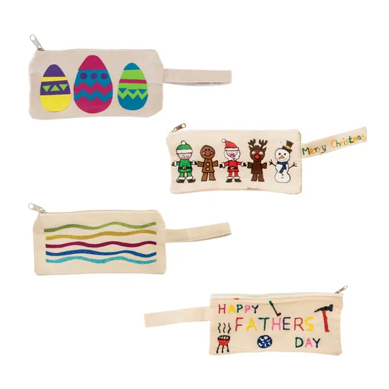 Calico Pencil Case – Pack of 10