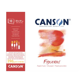 Canvas Paper Pad (330 x 410mm) 290gsm - 10 Sheets