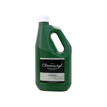 Chromacryl Acrylic Paint - Green Deep 2 Litre