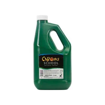 Chroma School Paint Green Deep - 2 L