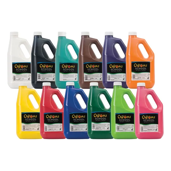 Chroma School Paint 2 L – Set of 12
