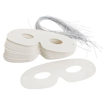 Creatistics Cardboard Masks - Pack of 50