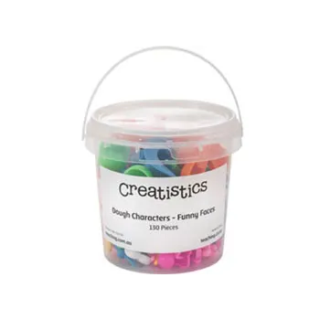 Creatistics Dough Characters Funny Faces- Pack of 130