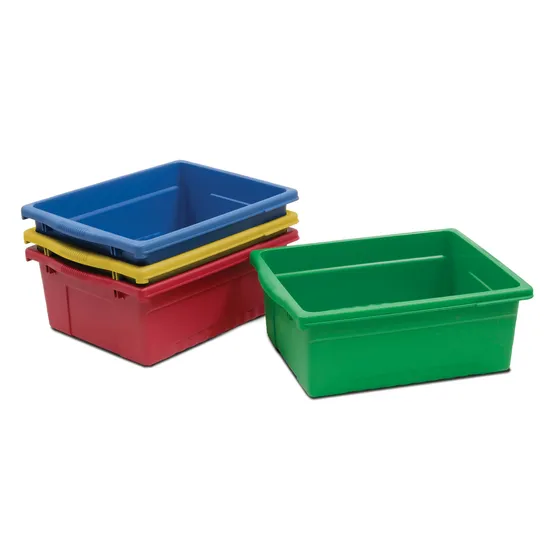 Set of 4 Open Tubs Blue, Red, Green & Yellow - MTA Catalogue