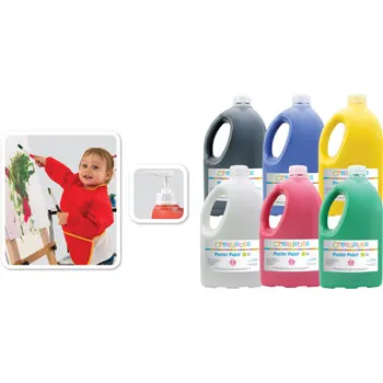 Creatistics Poster Paint Kit -2 L & Paint Pumps