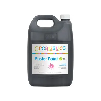 Creatistics Poster Paint Black 5 L