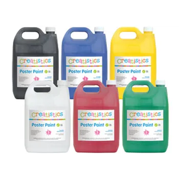 Creatistics Poster Paint 5 L - Set of 6