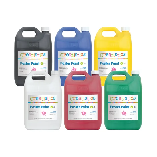 Creatistics Poster Paint 5 L - Set of 6