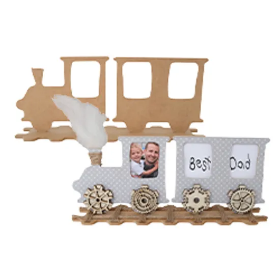 Train Diorama Wooden Frame - Pack of 10