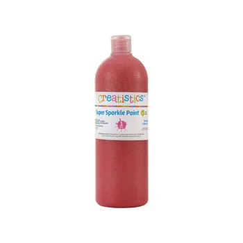 Creatistics Super Sparkle Paint Red - 1 L