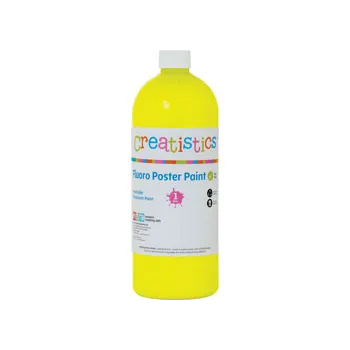 Creatistics Poster Paint Fluoro Yellow - 1 L
