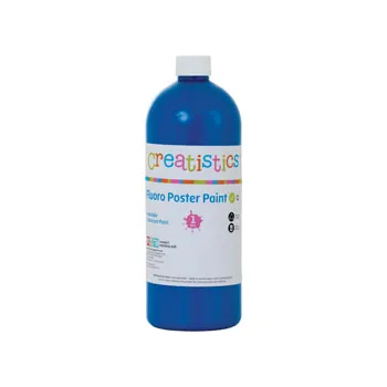 Creatistics Poster Paint Fluoro Blue - 1 L