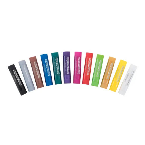 Metallic Poster Paint Sticks – Pack of 12
