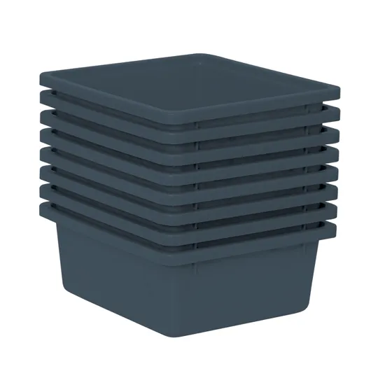 Dark Grey Storage Tubs – Pack of 8