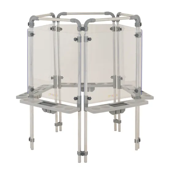 Creatistics Aluminium Easel Triple - Clear - MTA Catalogue