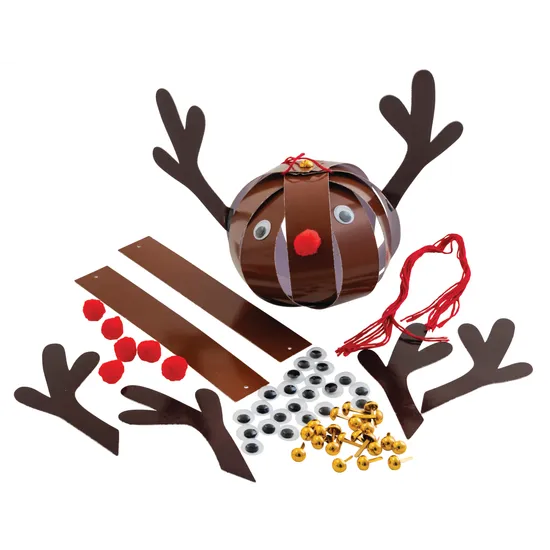Reindeer Ornament Kit – Pack of 12