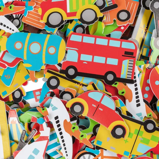 Foam Transport Stickers - Pack of 300