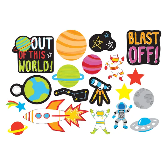 Foam Space Stickers - Pack of 300 - MTA Catalogue