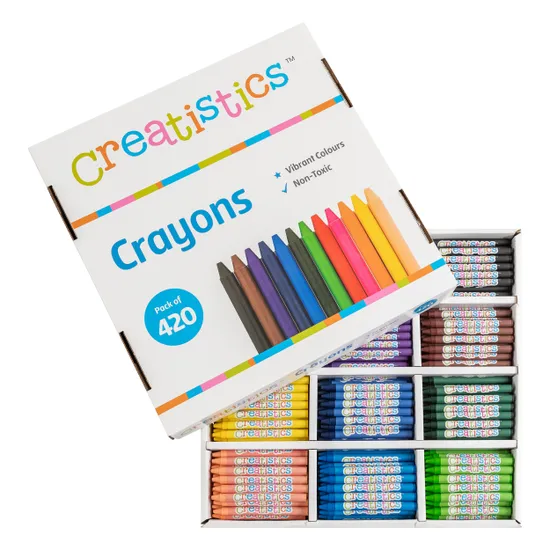 Creatistics Standard Crayons - Class Pack of 420