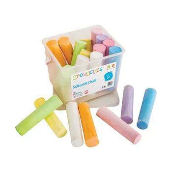 Creatistics Sidewalk Chalk - Tub of 20
