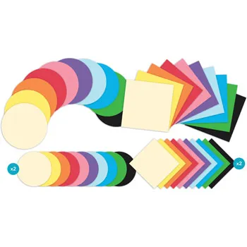 Matte Paper Shapes Kit