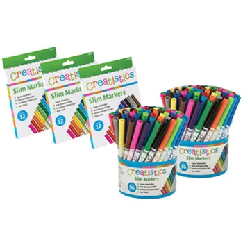 Creatistics Slim Colouring Marker Kit