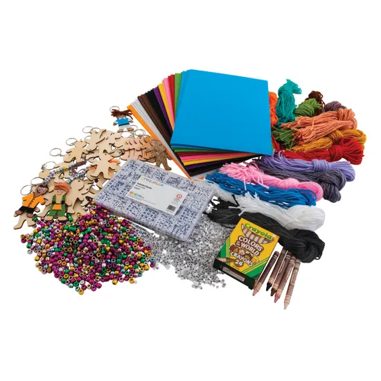 Wooden People Key Tag Kit