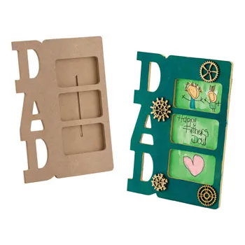 Creatistics Dad Photo Frame - Pack of 10