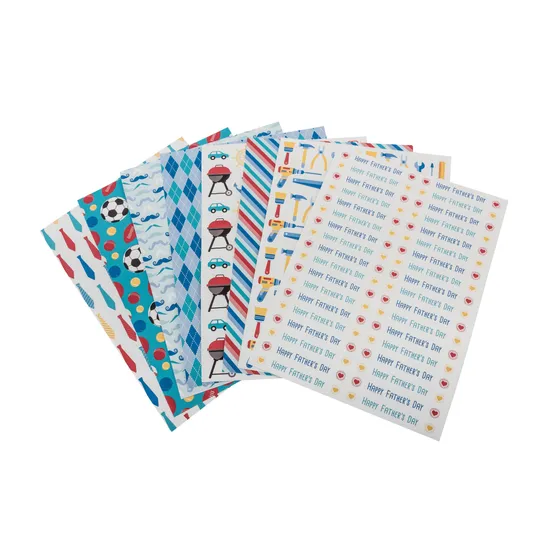 Father's Day Craft Paper A4 – Pack of 40