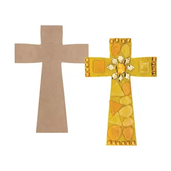 Creatistics Wooden Cross - Pack of 20