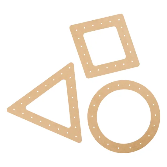 Wooden Weaving Shapes - Pack of 12 - MTA Catalogue