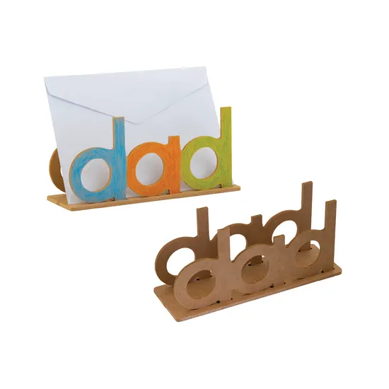 Dad Wooden Letter Holder - Pack of 10