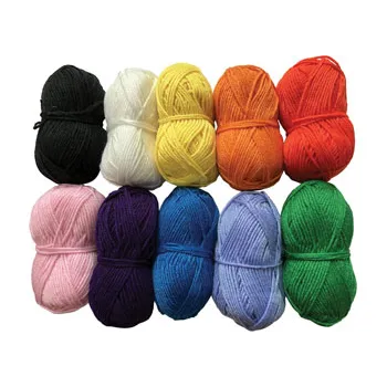 Acrylic Yarn - Pack of 10