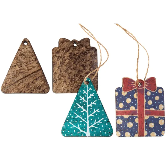 Coconut Christmas Tree & Present - Pack of 10 - MTA Catalogue