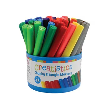 Creatistics Chunky Triangular Markers - Tub of 48