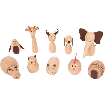 Wooden Animal Friends Set of 10