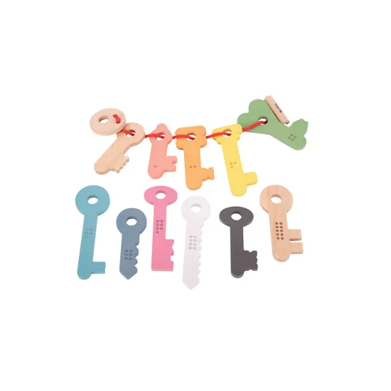 Rainbow Wooden Keys 11 Pieces - MTA Catalogue