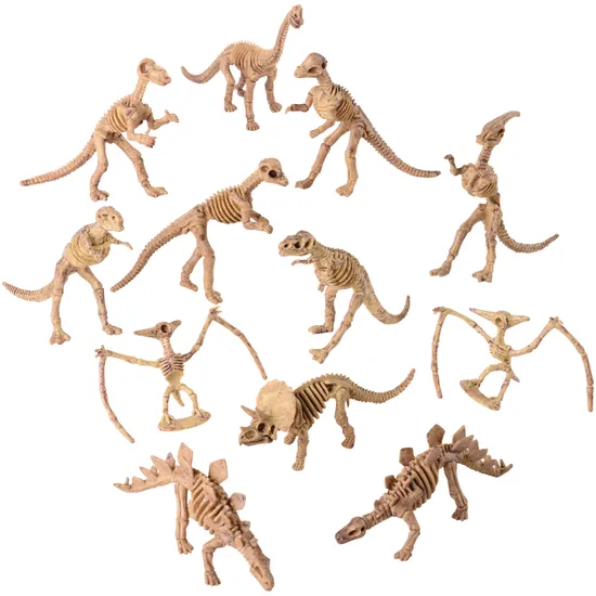 Skeleton Dinosaurs Assorted 12 Pieces
