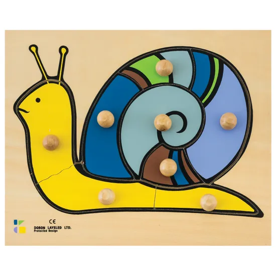 Snail Knob Puzzle 8 Piece