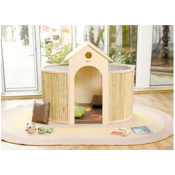 Natural Spaces - Bamboo Play House & Floor Mat