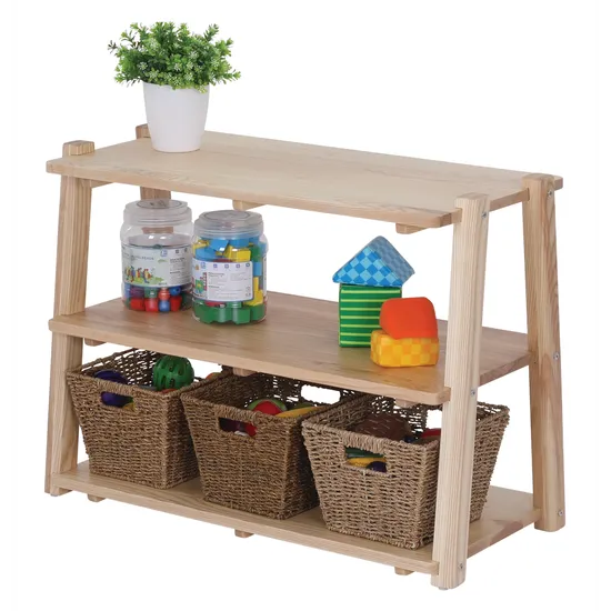 Harmony Education - Solid Timber Open Frame Shelf - Double - MTA Catalogue