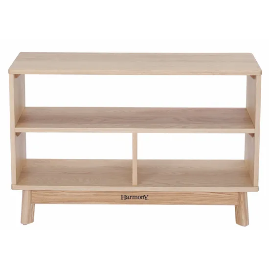 Harmony Education - Solid Timber Open Back Shelf - Double - MTA Catalogue