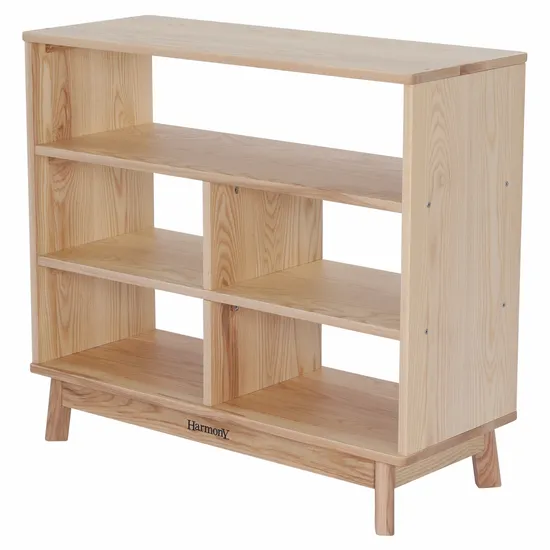 Harmony Education - Solid Timber Open Back Shelf - Triple