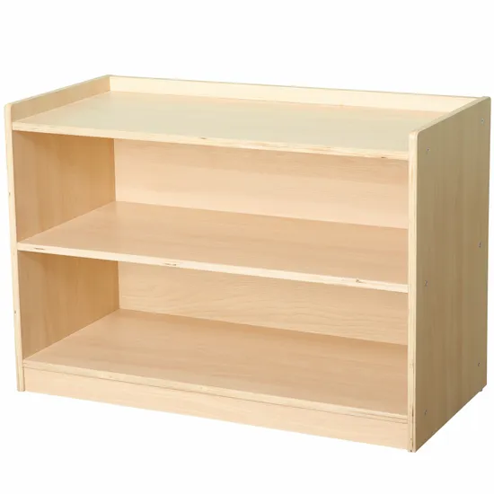 Natural Spaces Closed-Back 2-Shelf Storage Unit - MTA Catalogue
