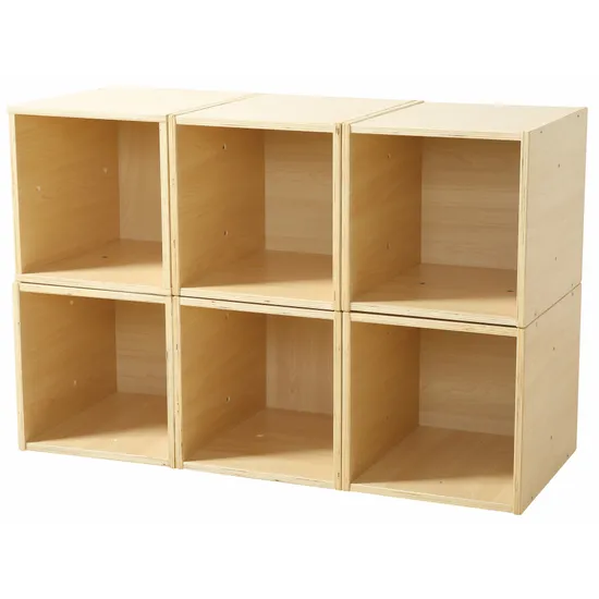Natural Spaces Stackable Wooden Storage Cube - MTA Catalogue