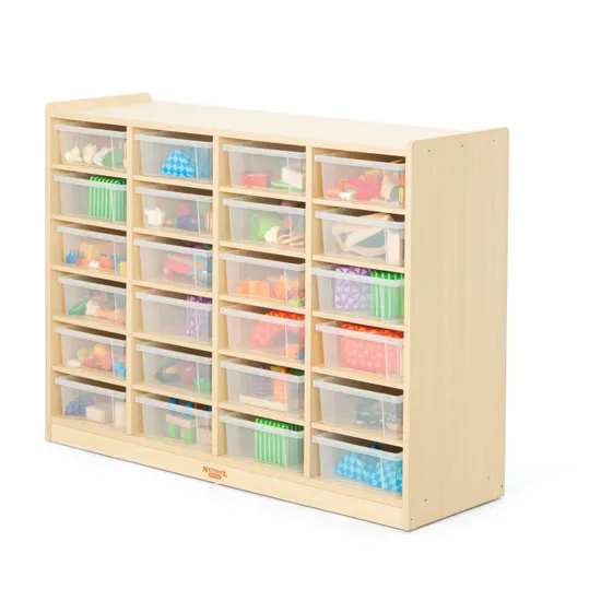Natural Spaces - Storage Unit with 24 Small Trays - MTA Catalogue
