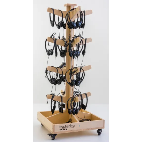 Headphone Tree with 30 Headsets