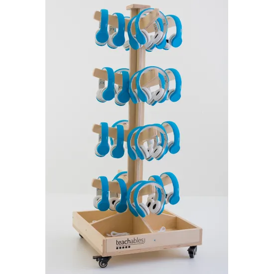 Headphone Tree with 30 Headphones
